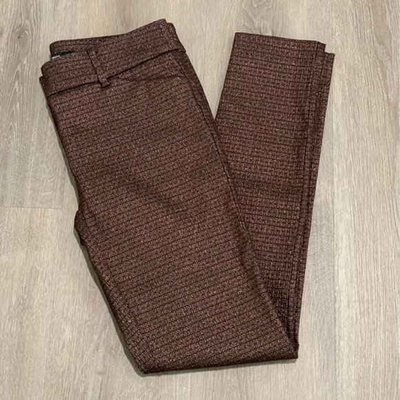 New York & Company | Pants & Jumpsuits | 7th Avenue Bronze Metallic ...